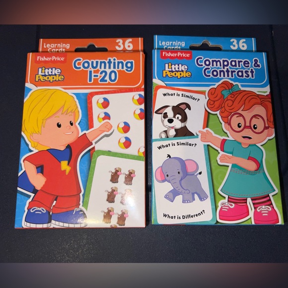 Fisher-Price | Toys | For 20fisher Price Little People Flash Cards Set ...